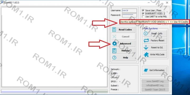 معرفی کامل سرویس آنلاک شبکه گوشیهای سامسونگ SAMKEYو آموزش و رفع ارورها ...